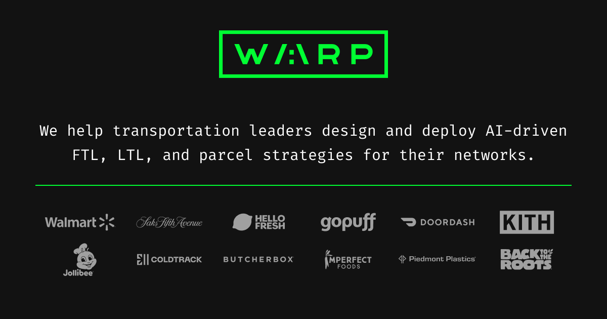 Warp: AI & Tech Driven Transportation Innovation